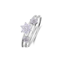 Lucardi Ring 'Stern' female size 60 Silver
