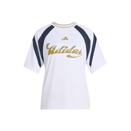 adidas Sportswear Funktionsshirt 'Her' Damen Gr&ouml;&szlig;e M navy / umbra / wei&szlig;