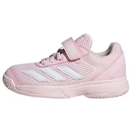 adidas Performance Athletic Shoes 'Courtflash' boy size 34 Rose / White