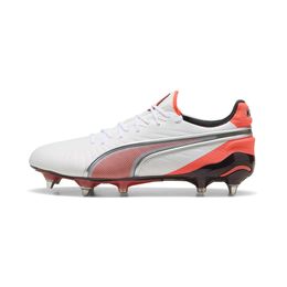 Puma Fu&szlig;ballschuh 'King Ultimate' Herren Gr&ouml;&szlig;e 47 grau / koralle / wei&szlig;