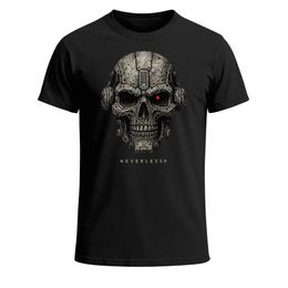 Neverless Shirt 'Cyberskull' Herren Gr&ouml;&szlig;e XL schwarz