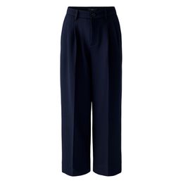 Oui Bundfaltenhose Damen Gr&ouml;&szlig;e 38 dunkelblau