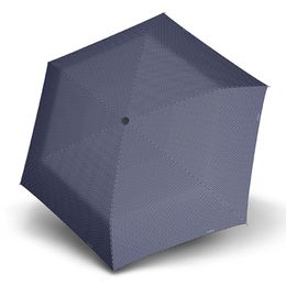 Doppler Regenschirm 'Carbonsteel Mini Slim' Damen Gr&ouml;&szlig;e One Size dunkelblau / wei&szlig;