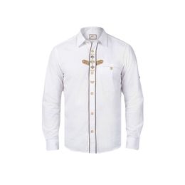 Steigenh&ouml;fer Traditional Button Up Shirt 'Vincent' male size 47/48 White