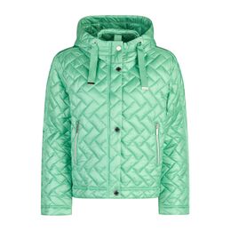 WHITE LABEL Anorak, R&uuml;cken l&auml;nger als Vorderteil, L&auml;nge Gr 38: 66 cm Damen Gr&ouml;&szlig;e L gr&uuml;n