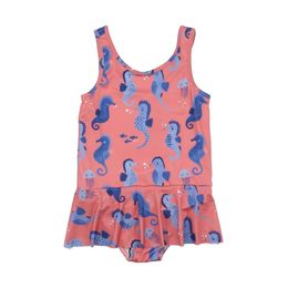 Walkiddy Badeanzug 'Walkiddy - Blue Seahorses Swimsuit' M&auml;dchen Gr&ouml;&szlig;e 50/56 rosa