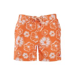 Frozen Cape Badeshorts RIBERA mit integrierter Kompressionsshort Herren Gr&ouml;&szlig;e XXL orange