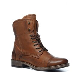 Manfield Schn&uuml;rstiefel Damen Gr&ouml;&szlig;e 40 cognac