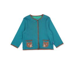 Toby tiger Sweatjacke 'B&auml;ren' Jungen Gr&ouml;&szlig;e 98 blau