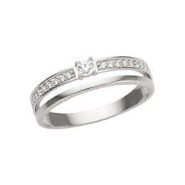 Firetti Ring Damen Gr&ouml;&szlig;e 60 transparent / wei&szlig;
