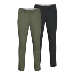 Jack & Jones JACK & JONES Chino Pants 'Macro Dave' male size 33 Pastel green / Black