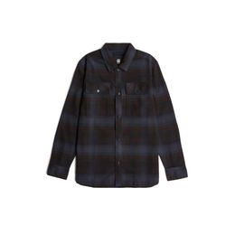 G-STAR Button Up Shirt male size XL marine blue / Black