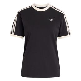 ADIDAS ORIGINALS Shirt 'Summer Glow' female size S Cream / Black