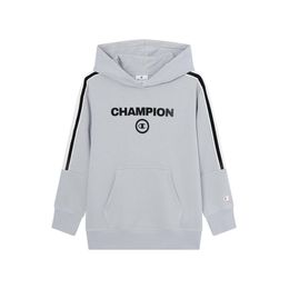 Champion Sweatshirt boy size 104 Grey / Light red / Black / White