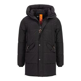 INDICODE JEANS Winter Parka 'Kasper' male size M Black