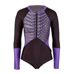 Beco The World Of Aquasports Badeanzug 'Hexagon' Damen Gr&ouml;&szlig;e XXL lila / schwarz