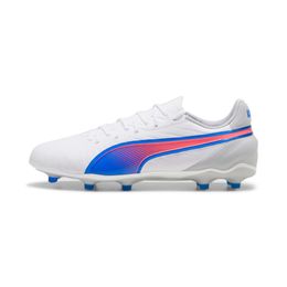 PUMA Fu&szlig;ballschuh 'King Match' Herren Gr&ouml;&szlig;e 44 blau / lila / wei&szlig;