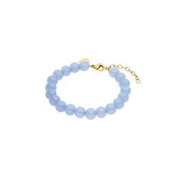 PURELEI Armband 'Blue Lagoon' Damen Gr&ouml;&szlig;e 16 / 20 cm hellblau / gold