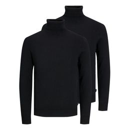 Jack & Jones Jack & Jones Pullover 'Emil Knit' Herren Gr&ouml;&szlig;e S schwarz
