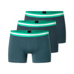 3 Schiesser Jungen-Shorts - Jungen - Gr. 176 - dunkelblau