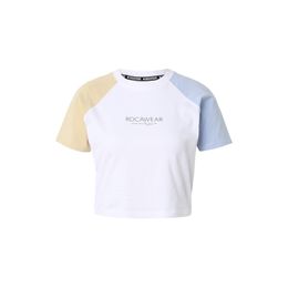 Rocawear T-Shirt 'Fine' Damen Gr&ouml;&szlig;e S hellblau / honig / wei&szlig;