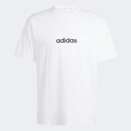 adidas Sportswear T-Shirt 'Essentials' Herren Gr&ouml;&szlig;e L/XL schwarz / wei&szlig;