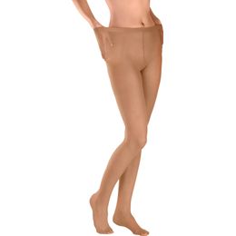 Esda Damen Strumpfhose camel Gr&ouml;&szlig;e 48/50
