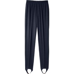 Damen B&uuml;gelfaltenhose mit Steg marine, Gr&ouml;&szlig;e 20