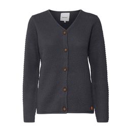 oxmo Strickjacke 'Helga' Damen Gr&ouml;&szlig;e XXL dunkelgrau