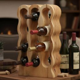 Pharao24.de Weinregal Flaschenregal im mediterranen Stil mit Platz f&uuml;r 12 Flaschen