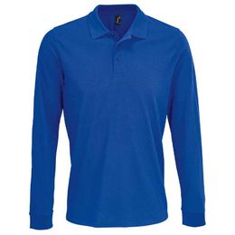 SOLS Unisex Adult Prime Pique Langarm-Poloshirt (K&ouml;nigsblau)