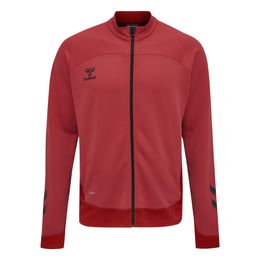 Hummel Sportsweatjacke 'Lead' Herren Gr&ouml;&szlig;e M grau / rostrot / schwarz