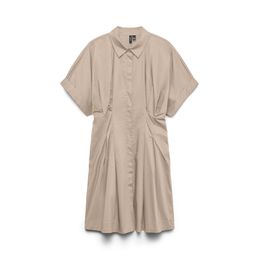 V&eacute;ro Moda Vero Moda Blusenkleid 'VMFriba' Damen Gr&ouml;&szlig;e 36 taupe Sommerkleid