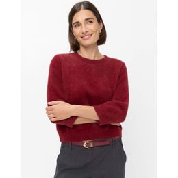 Brax Damen Pullover Style NOEMI wine red, dunkelrot, Gr. 34