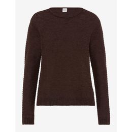 Brax Damen Strickpullover Style LESLEY brunette, dunkelbraun, Gr. 36