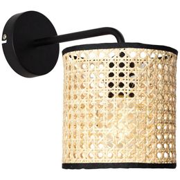 BRILLIANT LEUCHTEN Brilliant Wiley Wandleuchte Schwarz, 1-flammig