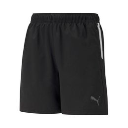 Puma Trainingsshorts "teamLIGA" in Schwarz - 37% | Gr&ouml;&szlig;e 176 | Kinderhosen