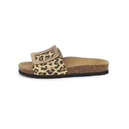 BABUNKERS Family Pantoletten in Braun/ Beige - 47% | Gr&ouml;&szlig;e 37 | Damen-pantoletten