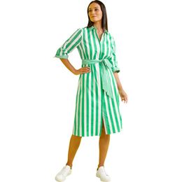 Heine Kleid in Gr&uuml;n/ Wei&szlig; - 79% | Gr&ouml;&szlig;e 42 | Damen-kleider