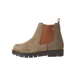 El Naturalista Leder-Chelsea-Boots in Hellbraun/ Grau - 47% | Gr&ouml;&szlig;e 33 | Kinderstiefeletten