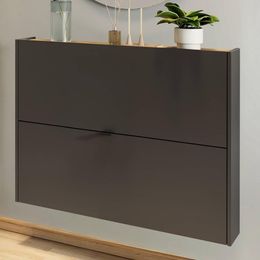 Pharao24.de Schuhschrank Schuh Klappschrank f&uuml;r die Wandmontage in modernem Design