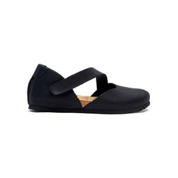 Comfortfusse Leder-Ballerinas in Schwarz - 65% | Gr&ouml;&szlig;e 40 | Damen-ballerinas