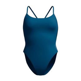 Speedo - Badeanzug f&uuml;r Damen, Kurzer Stehkragen (Gr&uuml;n)