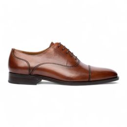 Chapman & Moore Herren-Brogue-Schuhe aus braunem Leder mit Kappe