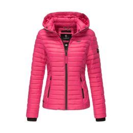 Marikoo Damen Steppjacke Samtpfote mit abnehmbarer Kapuze & Rippb&uuml;ndchen