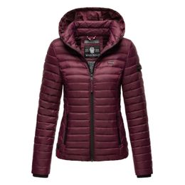 Marikoo Damen Steppjacke Samtpfote mit abnehmbarer Kapuze & Rippb&uuml;ndchen