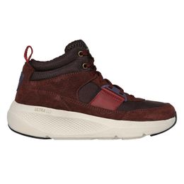 Skechers - "OTG Elevate" Sneaker f&uuml;r Damen, Wildleder, Zum Anschl&uuml;pfen (Braun/Braungrau)