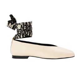 Steve Madden - "Fosse" Pumps f&uuml;r Damen, Fesselriemchen ("Coco"/Milch)