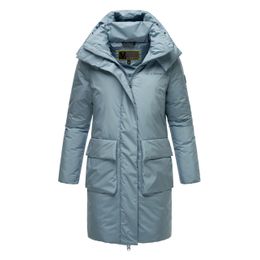 Marikoo Damen Winterjacke mit Magnetverschluss & Kapuze &ndash; Nanami