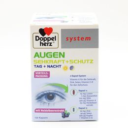 Queisser 2x Doppelherz Augen Sehkraft+Schutz system Kapseln 120 St